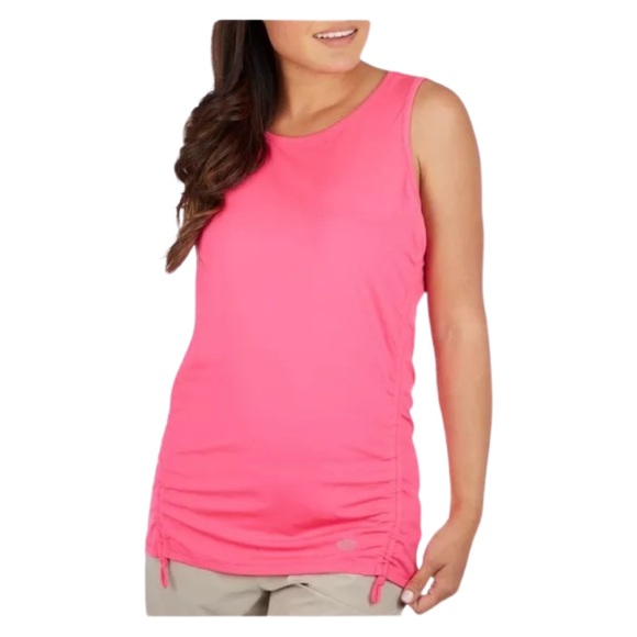 Reel Legends | Tops | Nwt Reel Legends Womens Solid Scoop Neck Ruched ...